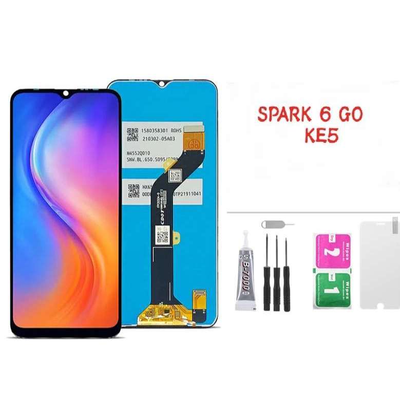 ORIGINAL SPARK 6 GO/KE5/KE5K/KE5J LCD WITH TOUCH SCEERN SET REPLACEMENT ...