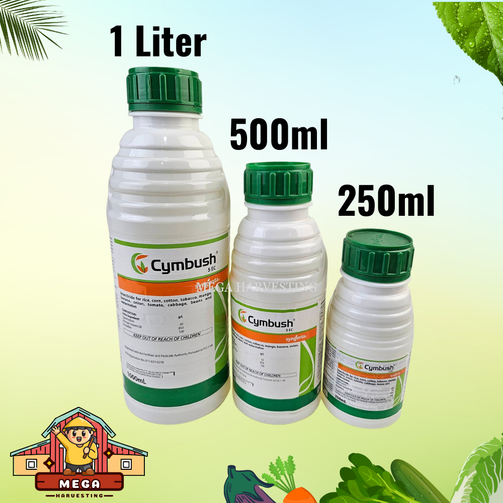 CYMBUSH 5 EC 1L 500ML 250ML INSECTICIDE FOR RICE CORN COTTON TOBACCO ...
