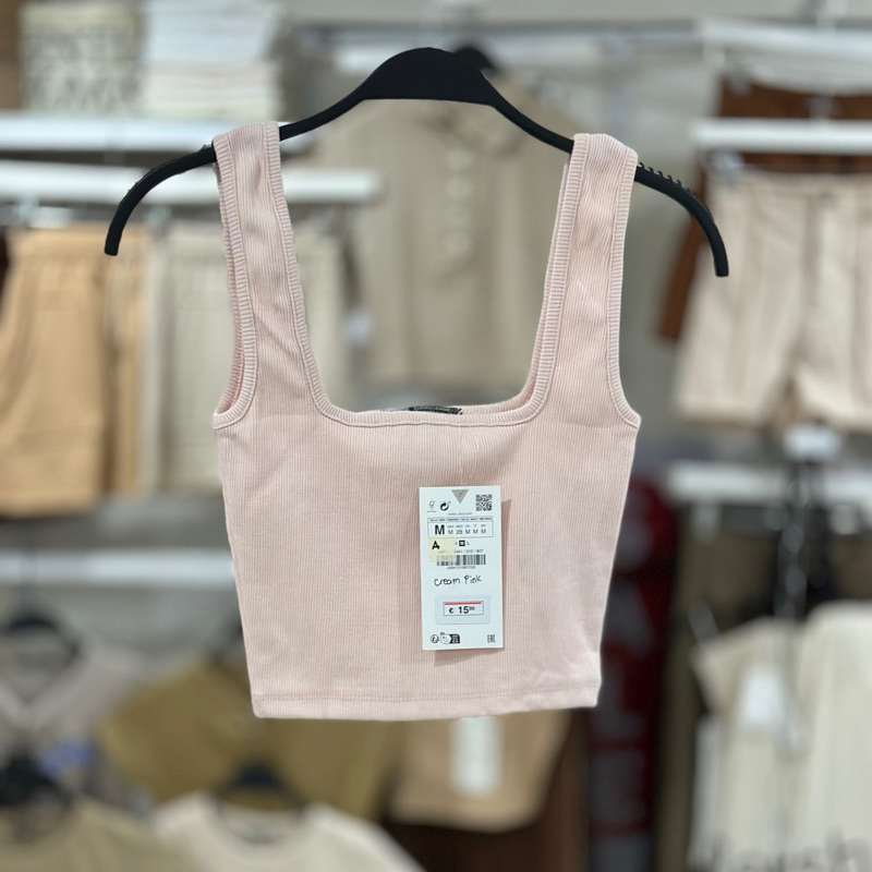 Square Tank Top Shoulder Strap Sando Women Trendy Square Neck Tank Crop ...