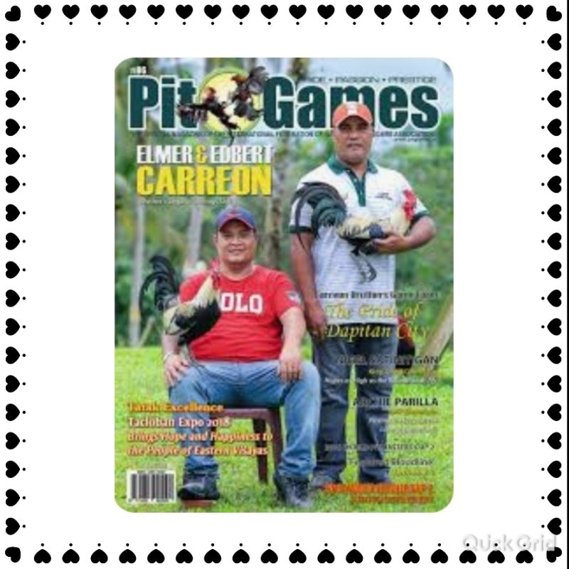 Pit Games: The Great Sabong Passion (Back Issue) | Shopee Philippines