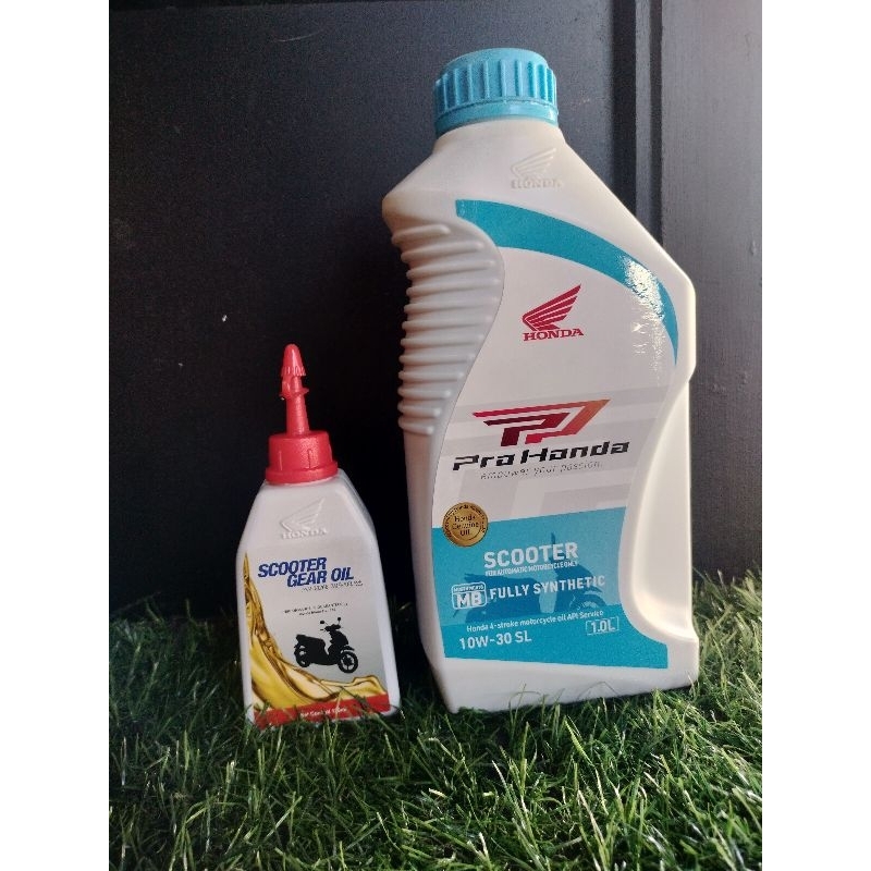 HONDA OIL BLUE 1ltr. FULLY SYNTHETIC AND HONDA GEAR OIL 120 ORIGINAL ...