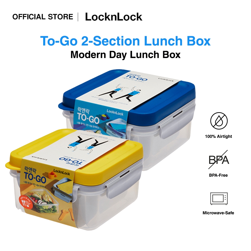 LocknLock To-Go Modern Airtight Lunch Boxes | | Bento Box for Kids and ...