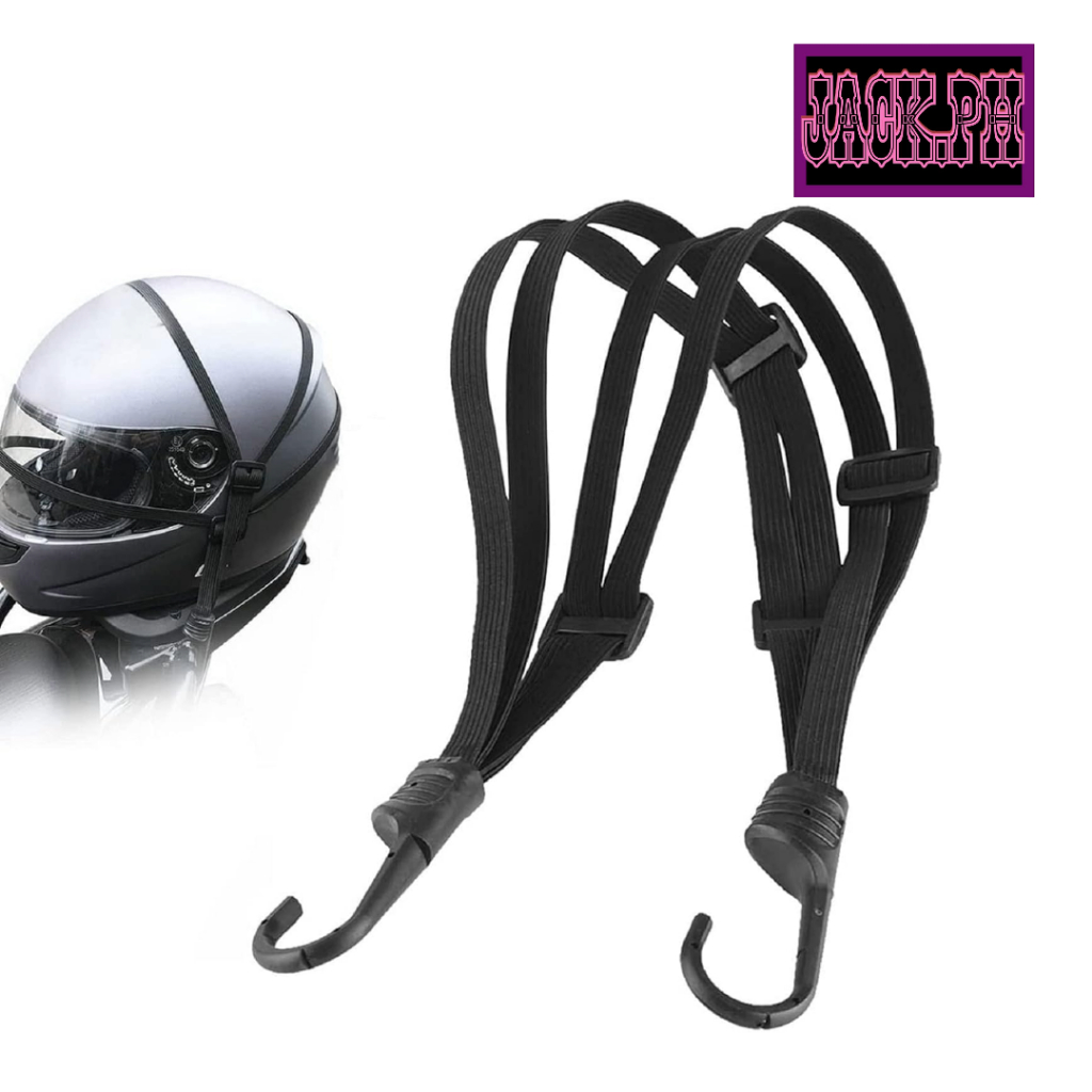Motorcycle Helmet Rope, High Retractable Black Luggage Helmet Mesh ...