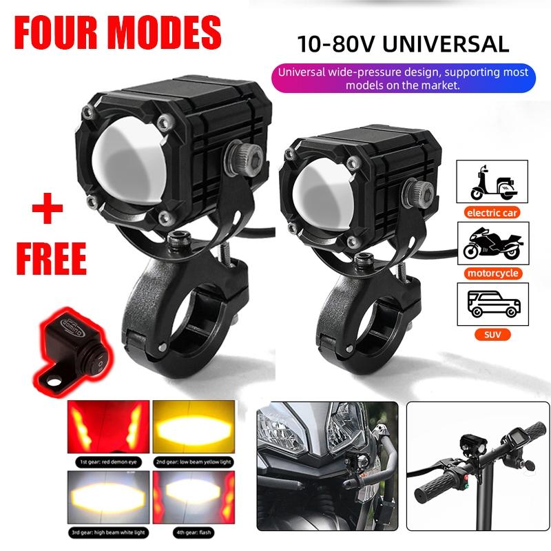 New Devil's Eye Universal LED Mini Waterproof Running Lamp for ...