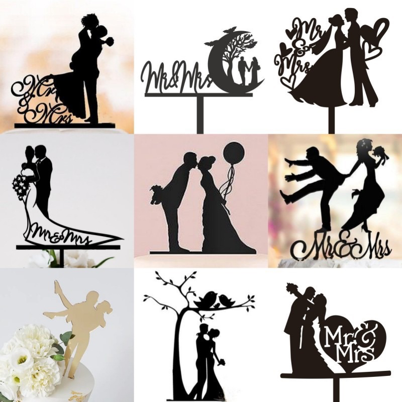Mr and mrs topper wedding cake topper | Shopee Philippines