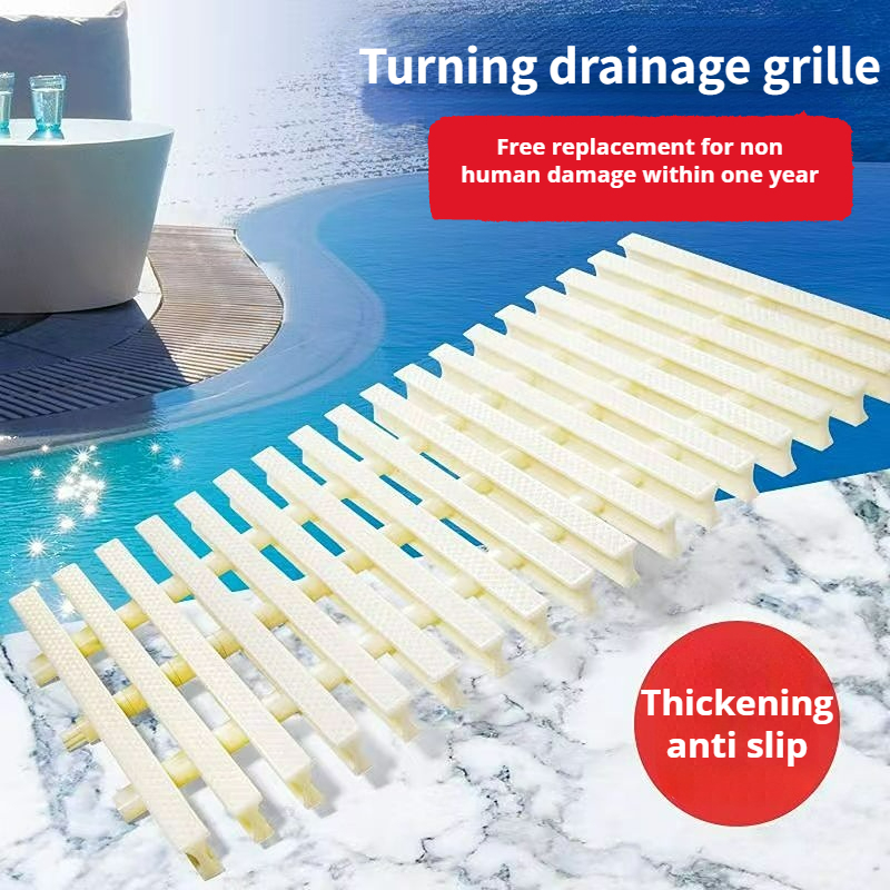 15CM/20CM Swimming Pool Non-slip Grille 1M ABS Plastic Bathroom Kitchen ...