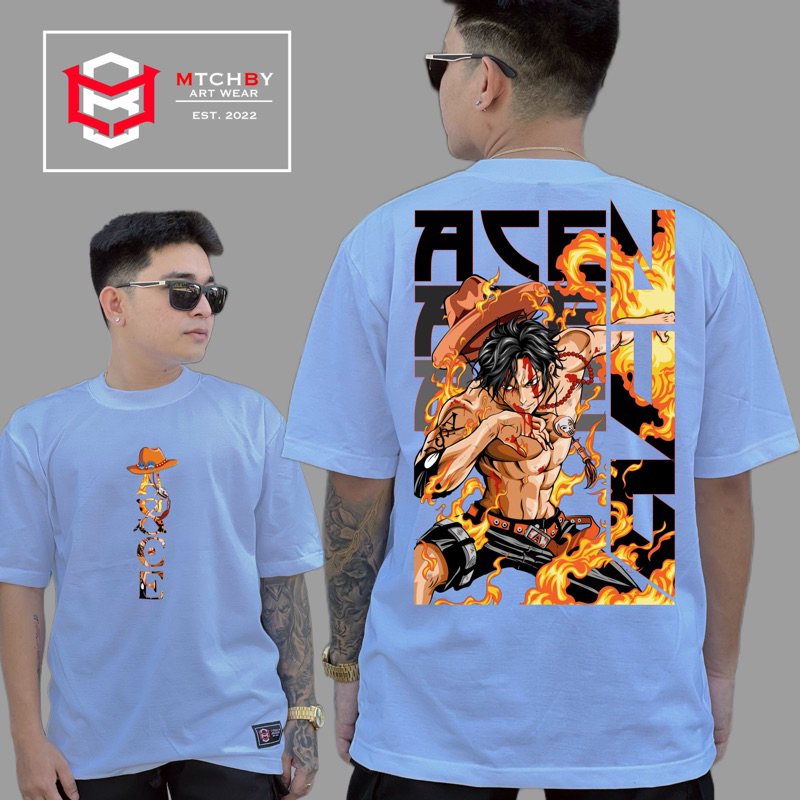 Portgas D. Ace V1| Oversized Tshirt | Shopee Philippines