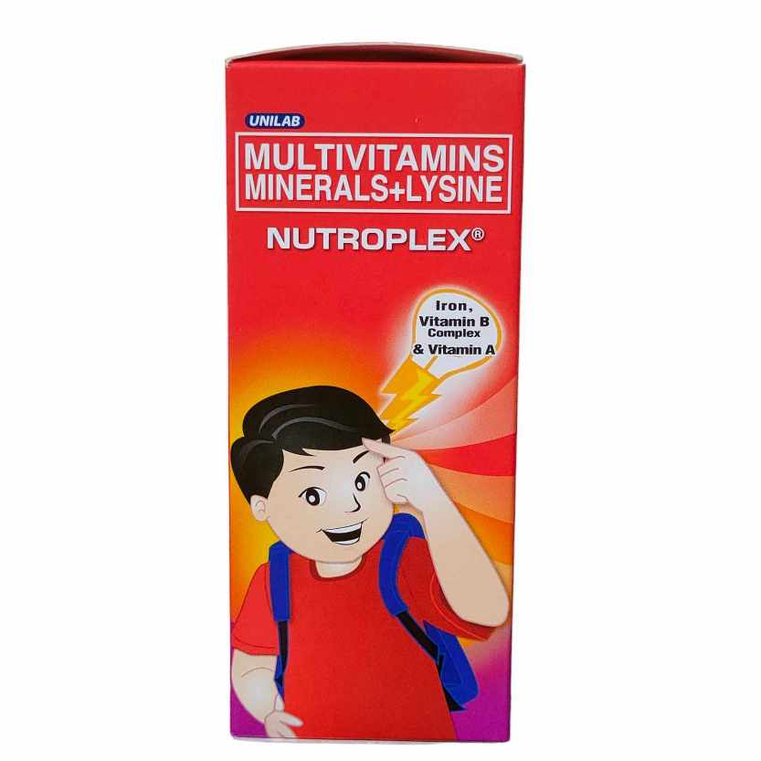Nutroplex Syrup for Kids Multivitamins + Minerals + Lysine 60ml / 120ml ...