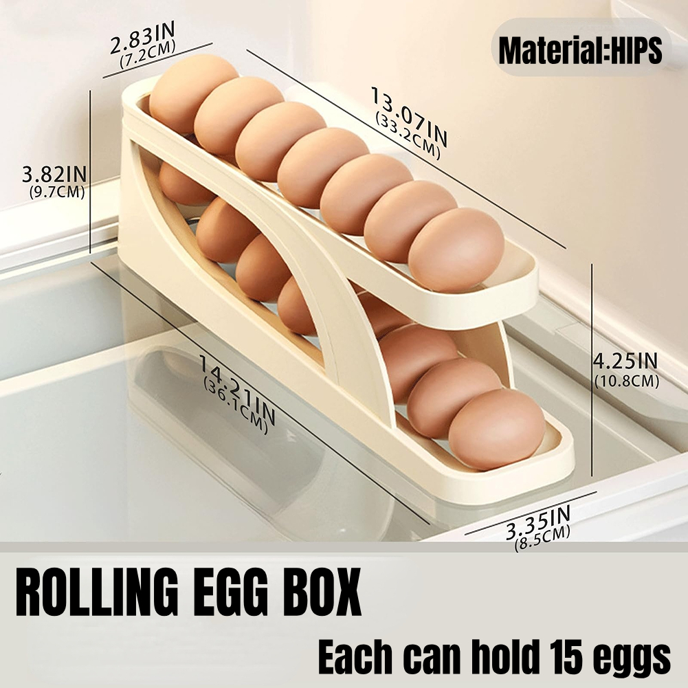 Slide Type Egg Carton Double Automatic Egg Roller Kitchen Countertop ...