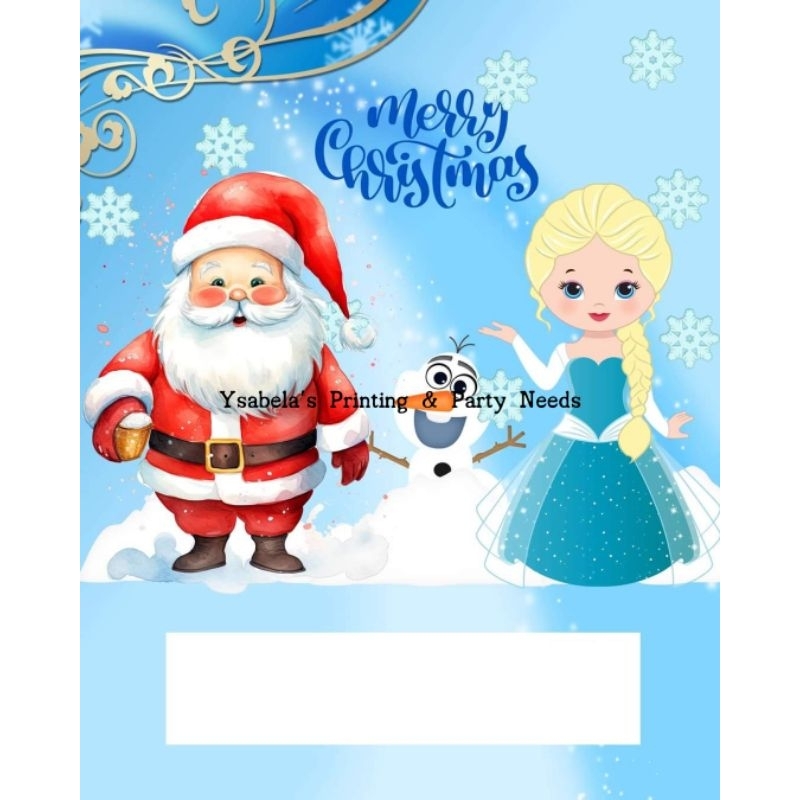 Printable Christmas Cards Frozen