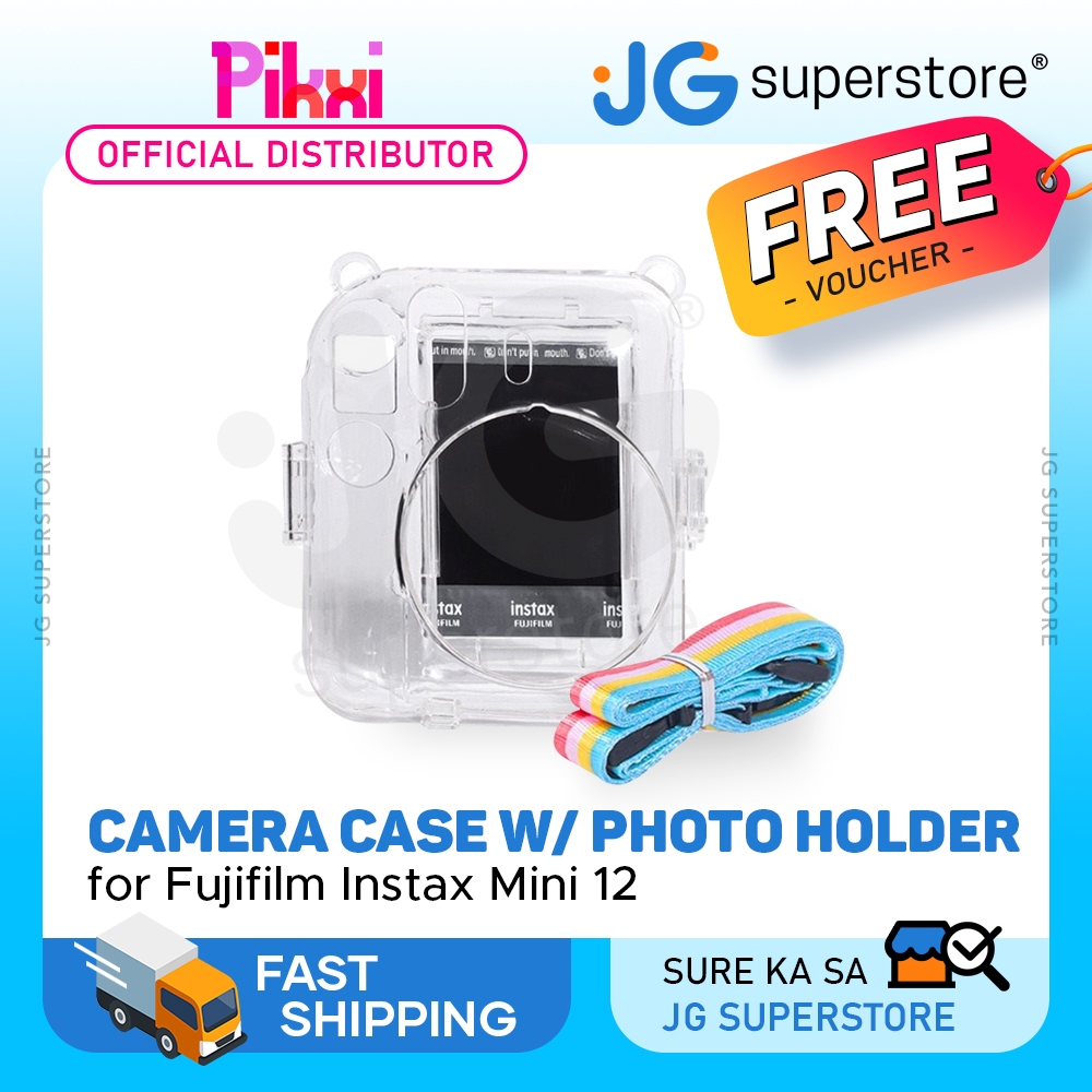 Pikxi CMP12 Fujifilm Instax Mini 12 Clear Transparent Protective Camera ...
