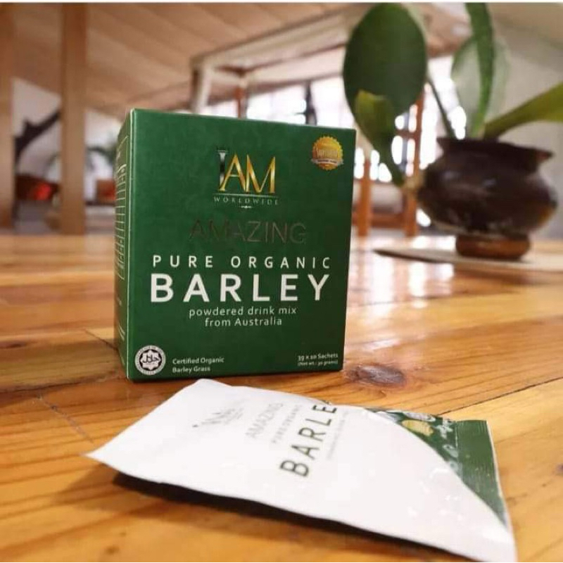 IAM AMAZING PURE ORGANIC BARLEY ‼️LEGIT‼️ (new packaging) | Shopee ...