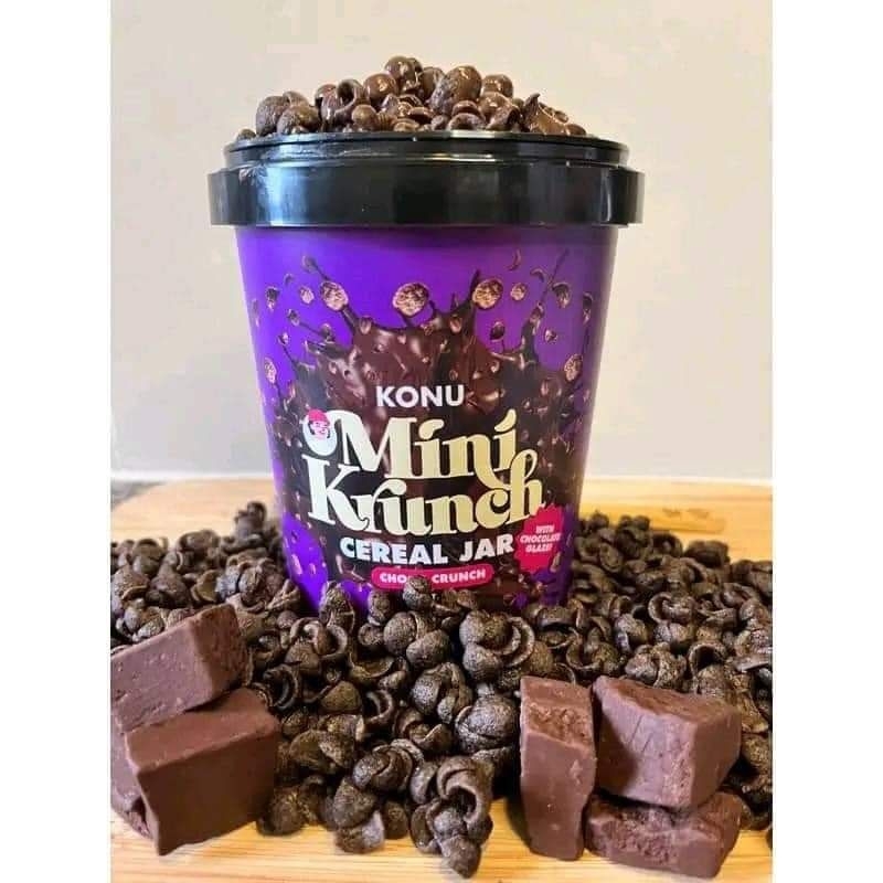 KONU Mini Krunch Crunchy Cereals | Ready‑to‑Eat Snack | 60g Solo Cup ...