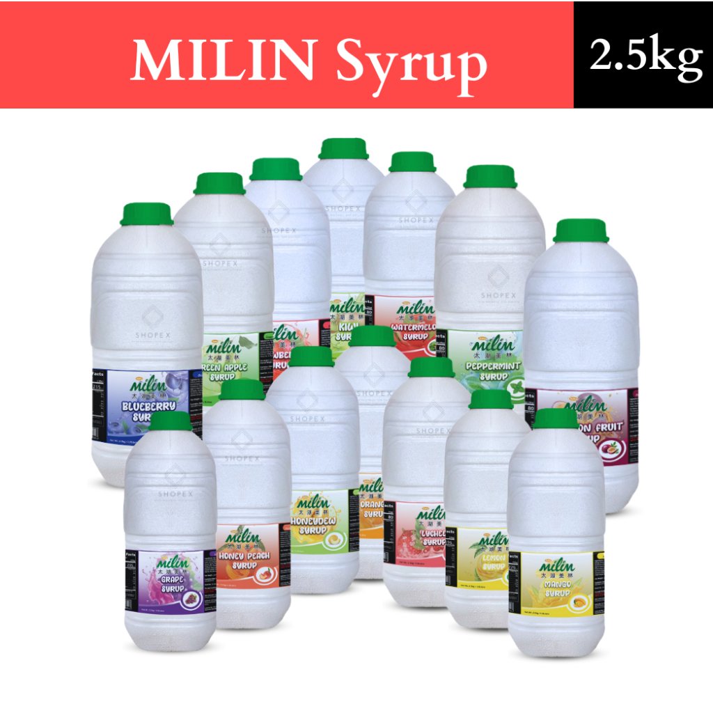 Milin Syrups 2.5kg / Milin Concentrated Fruit Syrup 2.5kg / Fruit Tea ...