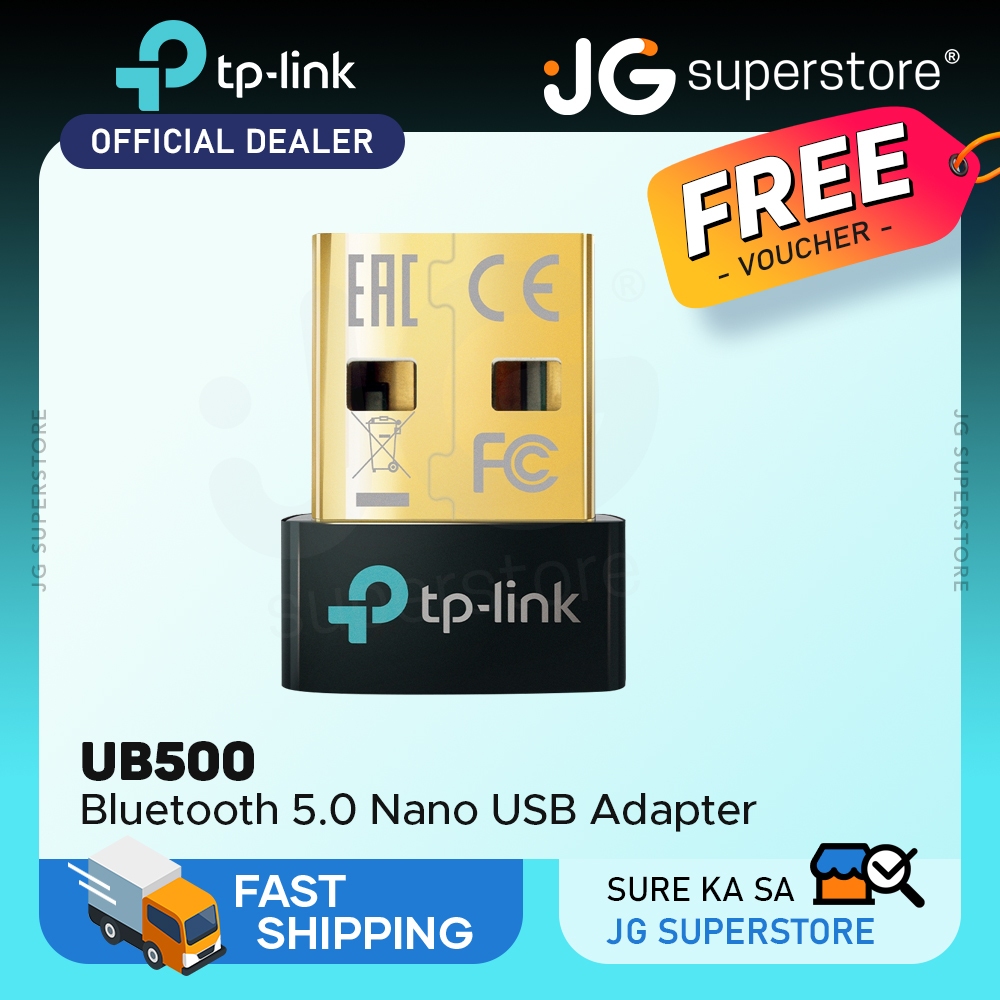 TP-Link UB500 Bluetooth 5.0 Nano USB Dongle Wireless Receiver Adapter ...