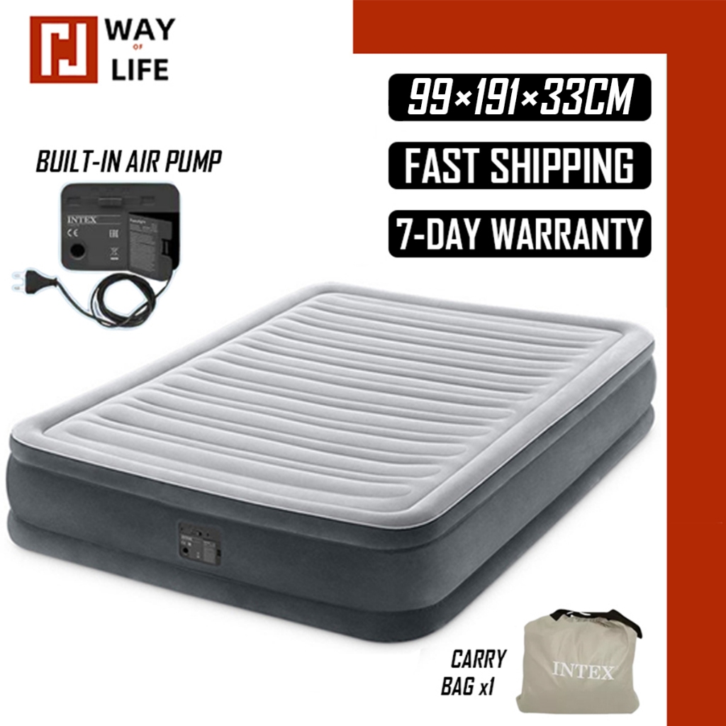 INTEX 67766 0.99M DURA-BEAM Deluxe Fiber-Tech Technology 33CM Extra ...