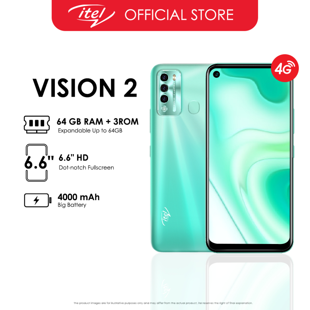 itel Vision 2 (3GB/64GB) | Shopee Philippines