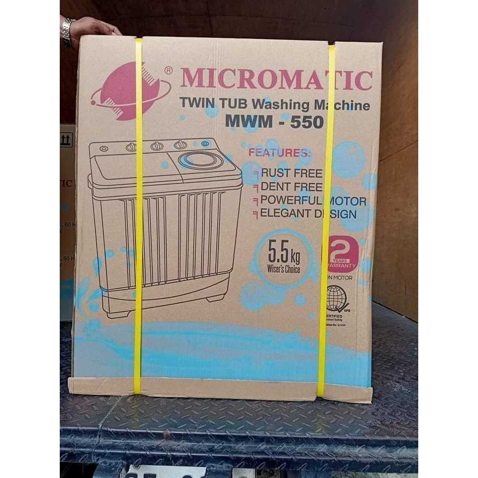 MICROMATIC WASHING MACHINE 5.5KG | Shopee Philippines