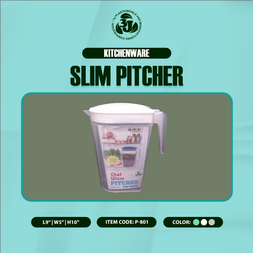 3J Slim Pitcher 2.3 Liter Water kettle | Shopee Philippines