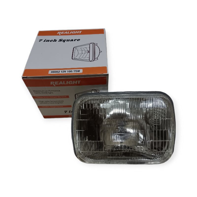 Sealed Beam 7inches rectangular REALIGHT | Shopee Philippines