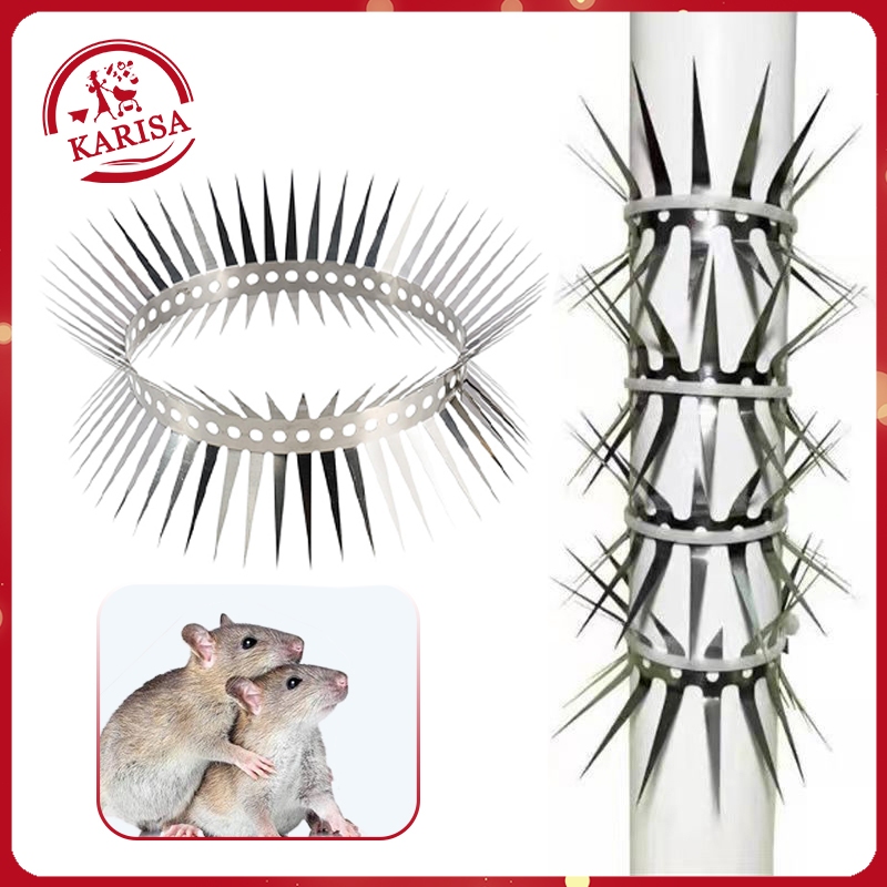 1M Anti Rat Fence Cuttable Anti Rat Anti Climb Spike Water Pipe Anti ...