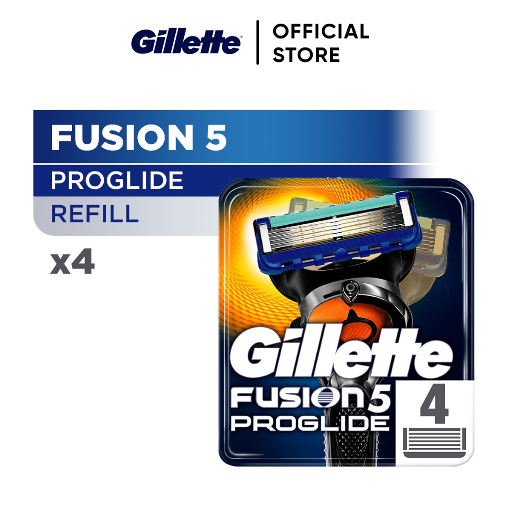 Gillette Fusion ProGlide Flexball 4 Razor Blade Refills 4s Duo [Shave ...