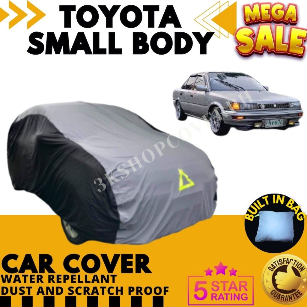 TOYOTA SMALL BODY HIGH QUALITY CAR COVER WATER REPELLANT SCRATCH AND ...