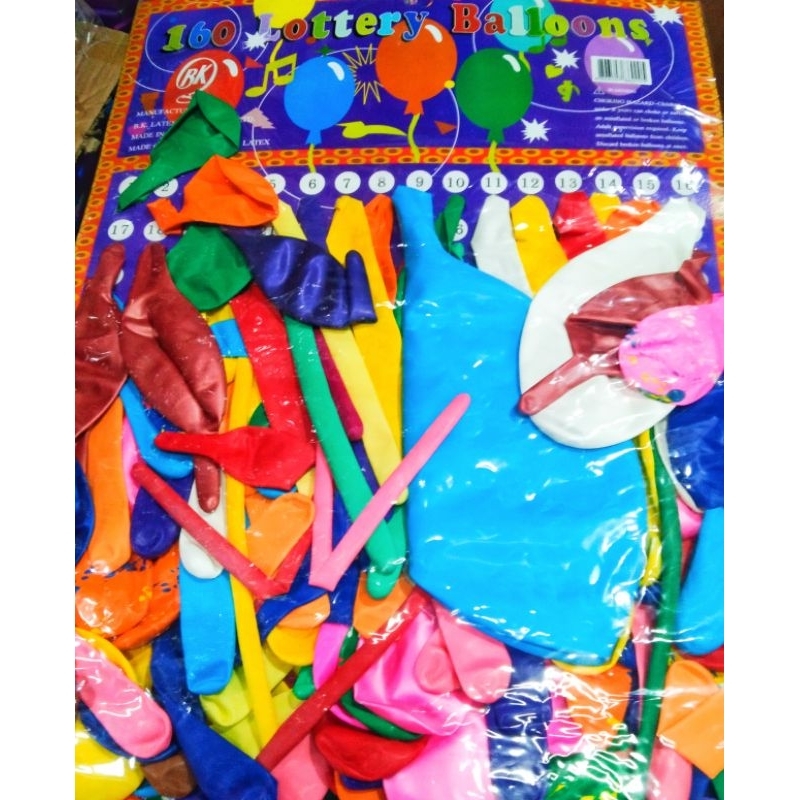 Lottery Balloon (160 pieces) | Shopee Philippines