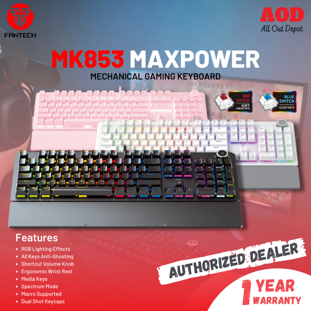 Fantech Mechanical Keyboard RGB Macro Supported Gaming Keyboard ...