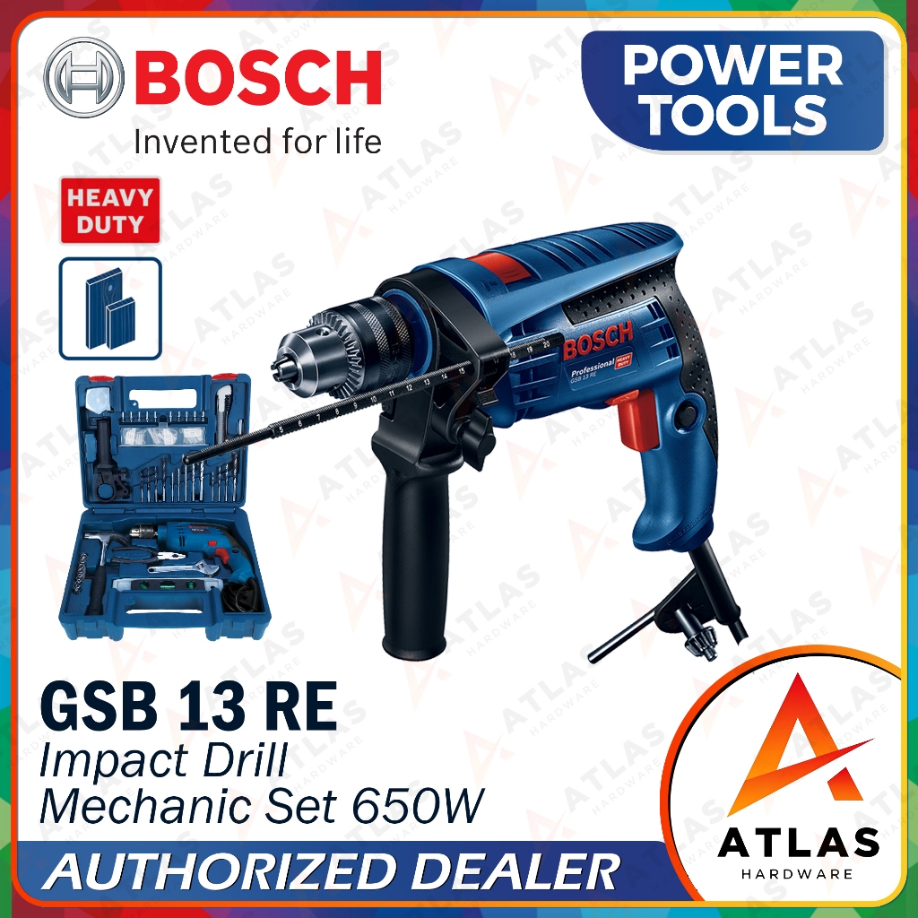 Bosch GSB 13RE Impact Drill Mechanic Set HEAVY DUTY | Shopee Philippines