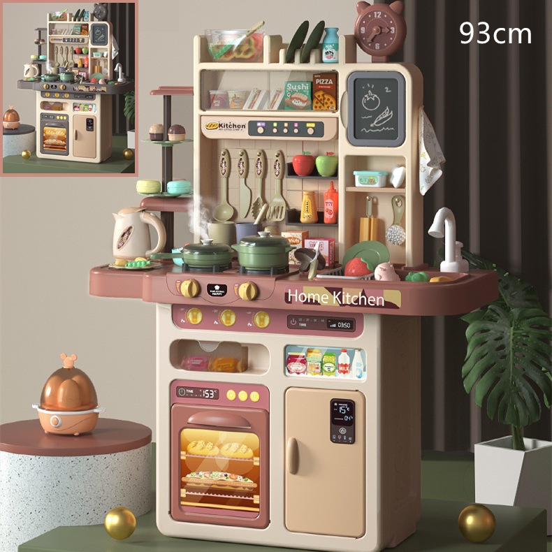 Wooden Japanese White Kitchen Dress up Game Cooking Children's play ...