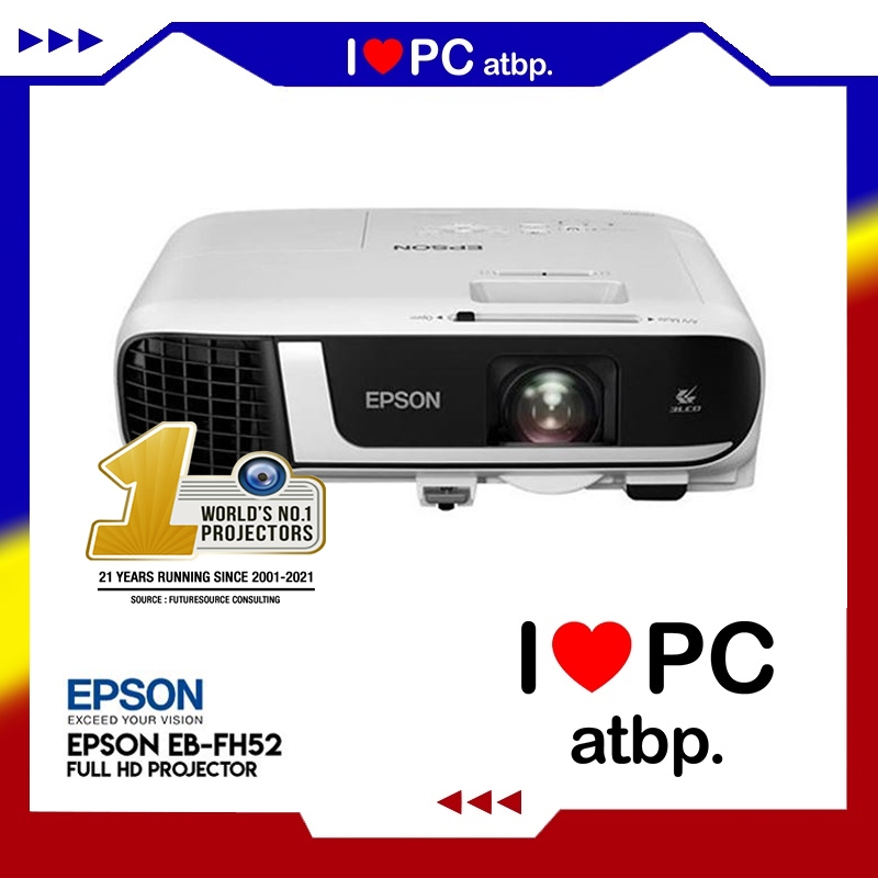 Epson EB-FH52 Full HD Projector, 4000 Lumens, 3LCD, 1920x1080 | Shopee Philippines