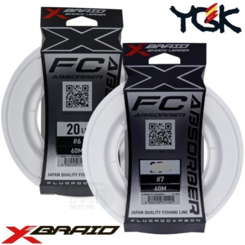 YGK X-Braid FC Absorber Line | Shopee Philippines