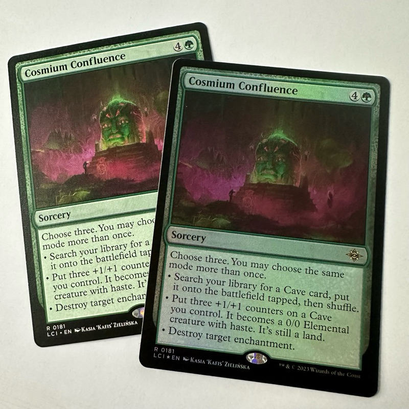 COSMIUM CONFLUENCE | LCI THE LOST CAVERNS OF IXALAN | SORCERY | GREEN ...