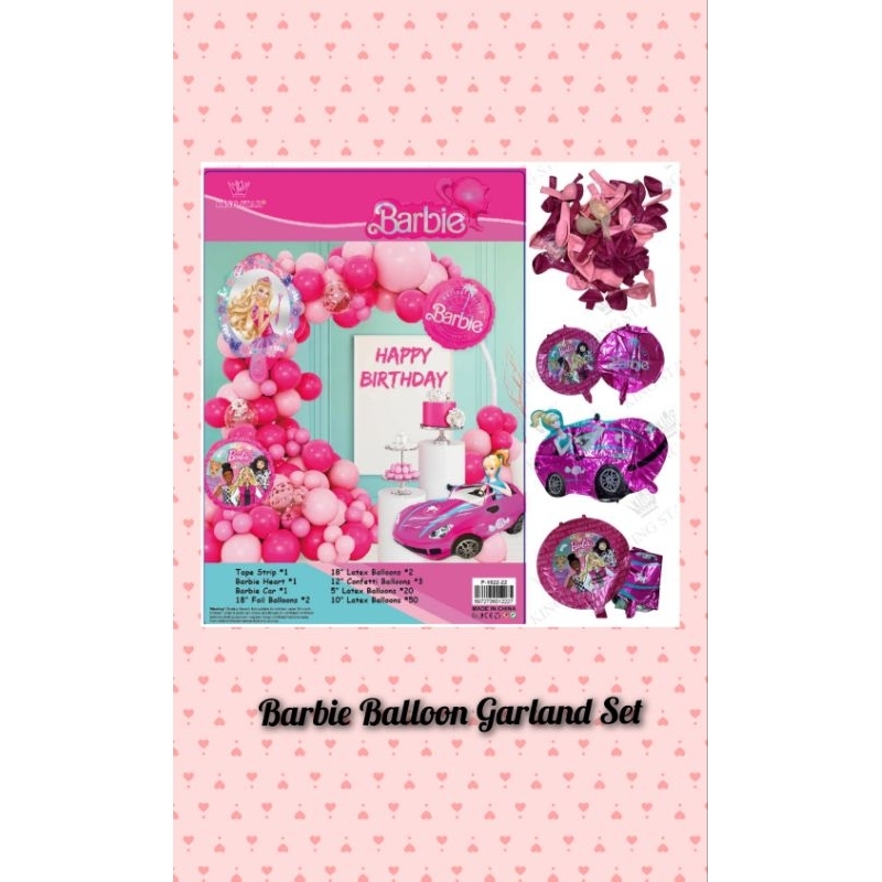 Barbie Balloon Garland Set | Shopee Philippines