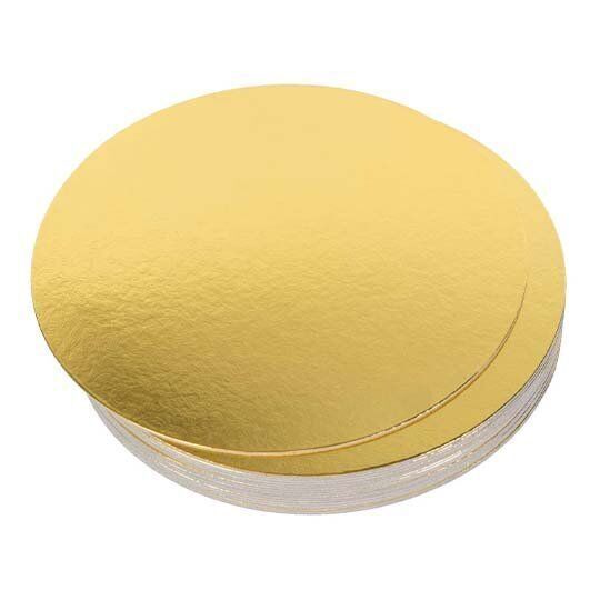 [10 PCS] 4-6 INCH MINI CAKE BOARD | Gold Color | For Mousse Cakes ...