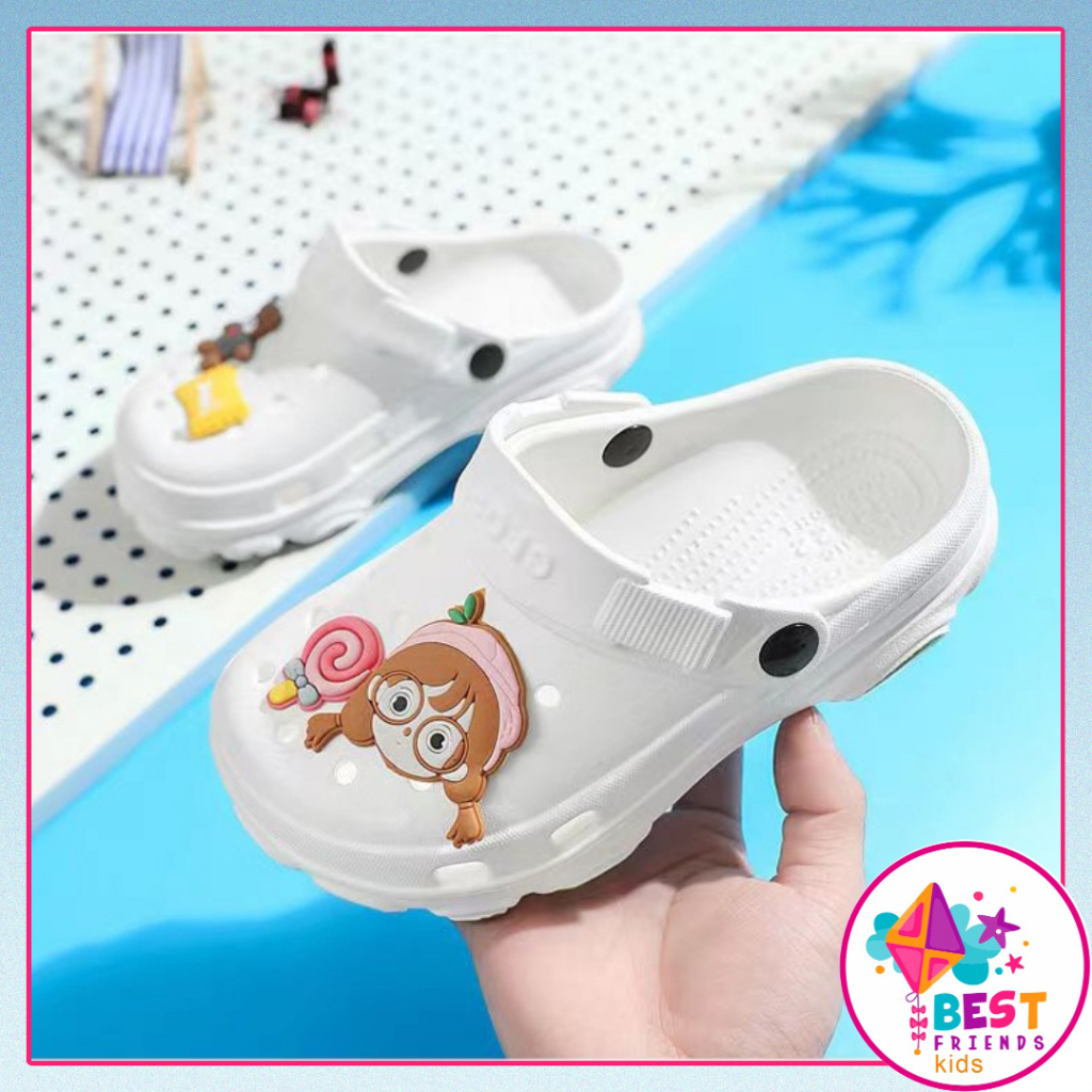 (𝐁𝐅𝐊) Closs New Rubber Summer Slipper Sandals For Kids | Shopee Philippines
