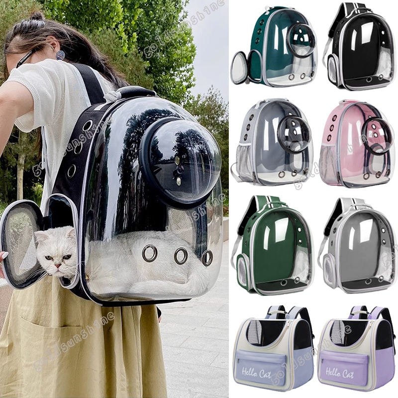 Cat Bag Carrier Travel Backpack Pet Carriers Outdoor Dog Carrier ...