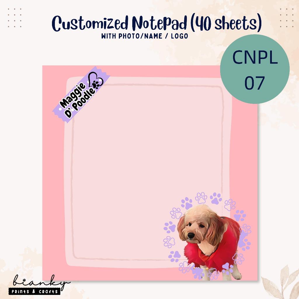 Customized Notepad Memo Pad (40sheets) | Shopee Philippines