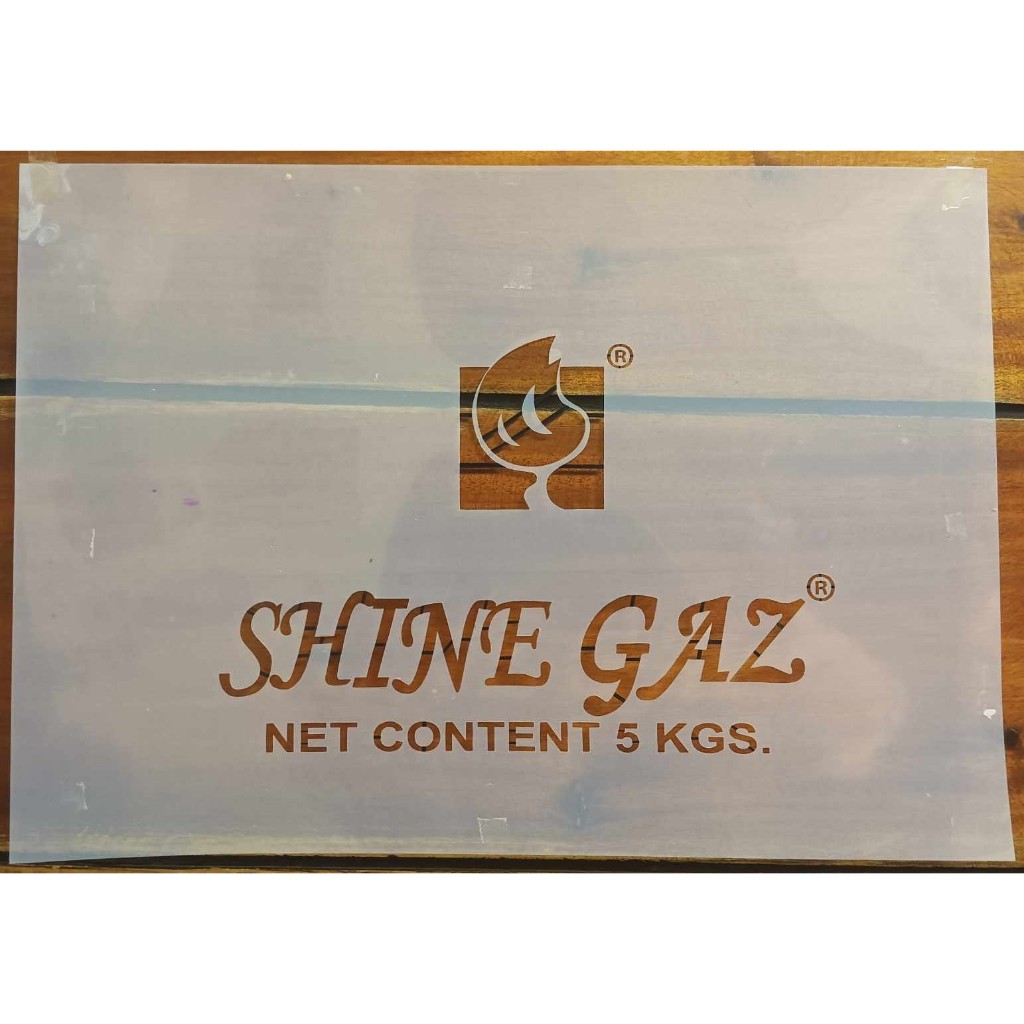 Acetate Film, Stencil Reusable Plastic, Shine Gaz 5 KGS Design For Gas ...