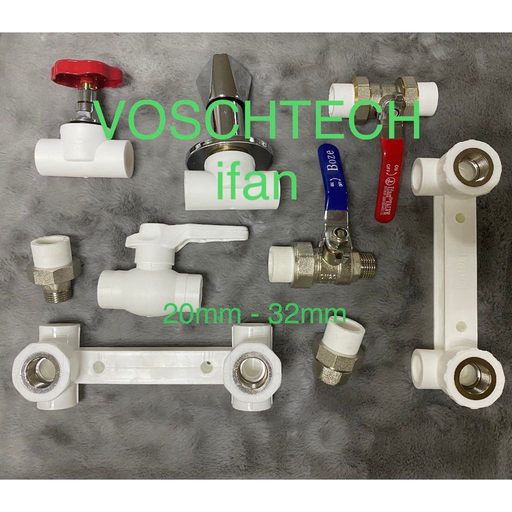 Ppr Fittings Double Female Tee elbow ballvalve gatevalve unionvalve ...