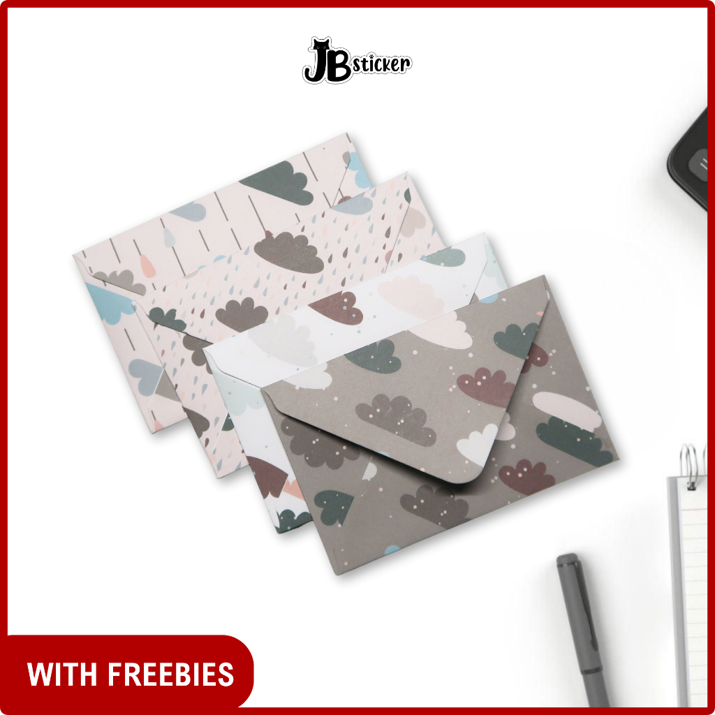 5pcs Cloud Envelope, Toploader Envelope, Card Envelope, Gift Envelope ...