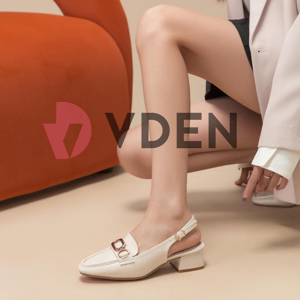 VDEN Buckle Back Strap Mid Heel Pumps F78-145 | Shopee Philippines