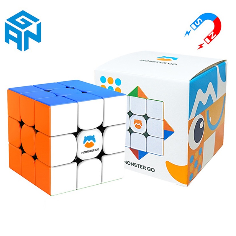 GAN MG356 M 3X3X3 Monster Go 3×3 Magnetic Magic Cube Speed Puzzle ...