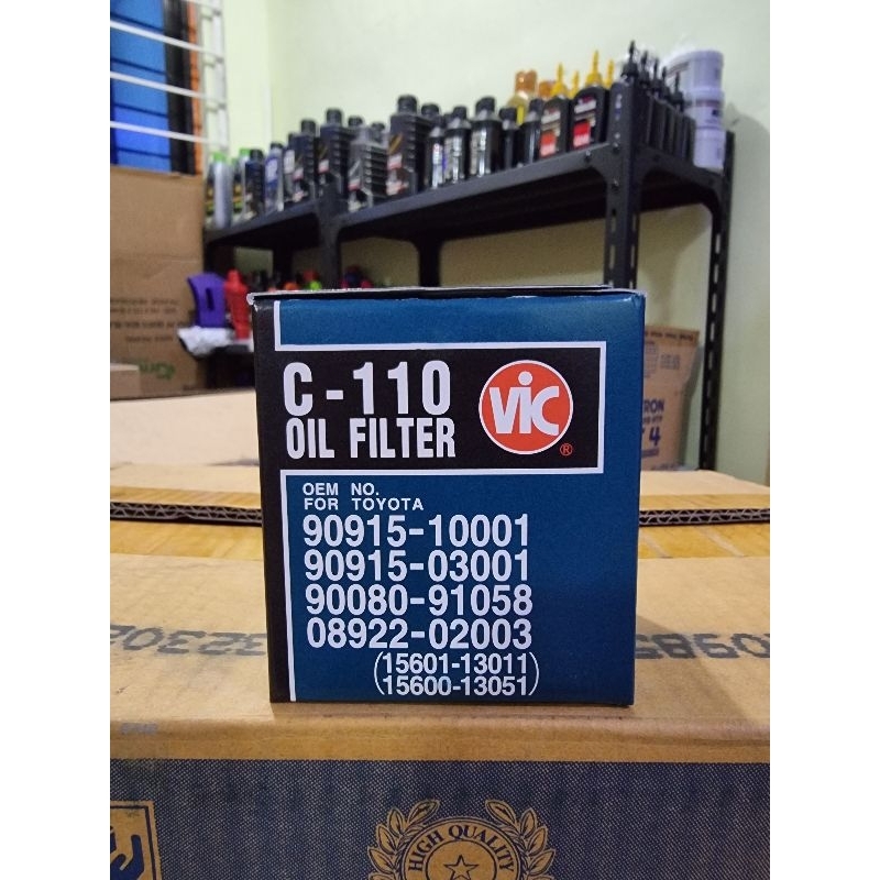 Vic Oil Filter C-110 ORIGINAL (Vios | Multicab | Wigo | Corolla ...