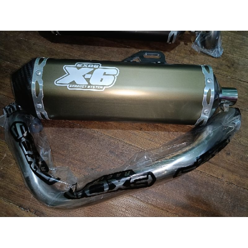 Exos pipe X6 For Click V3/V2/smash/fury/aerox v1/v2 | Shopee Philippines