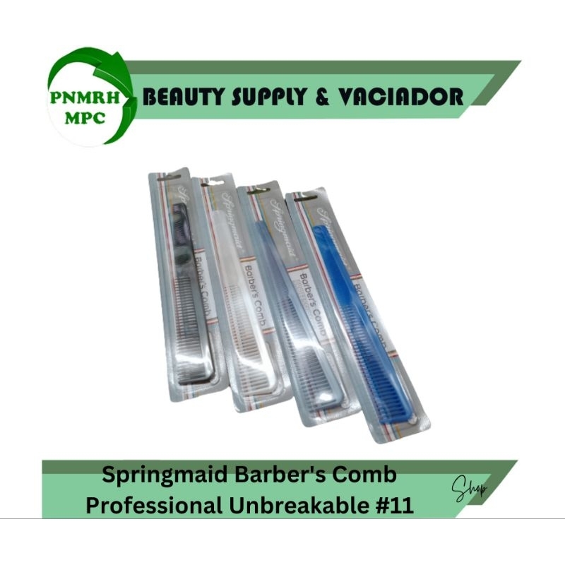 Springmaid Barber's Comb Professional Unbreakable #11 | Shopee Philippines