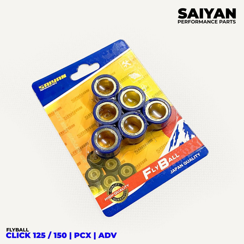 SAIYAN MOTORCYCLE FLYBALL (6 PCS) | Shopee Philippines