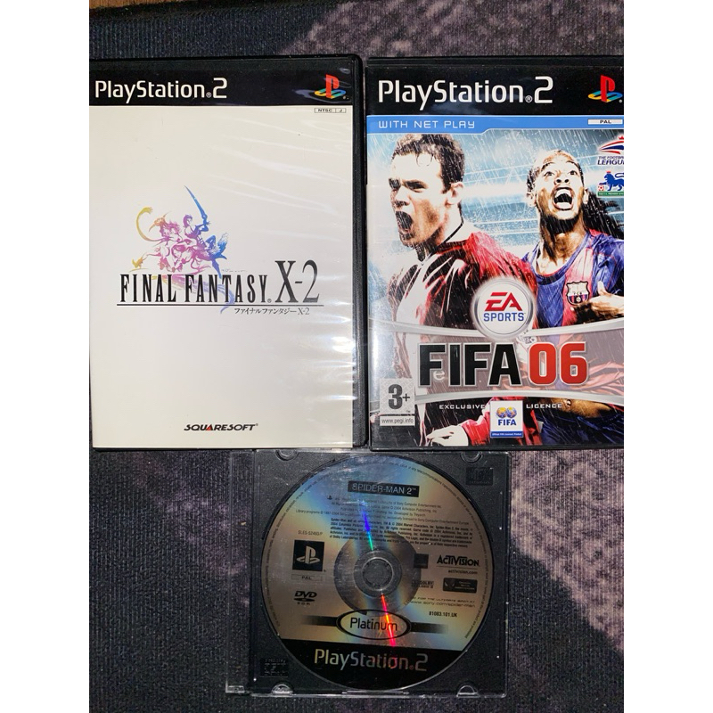 PS2 Playstation 2 PAL & JPN Games Bundle (Spider-Man 2, Final Fantasy X ...
