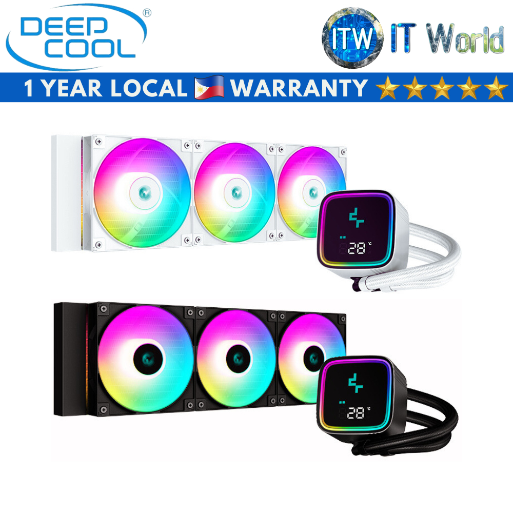 Deepcool LS720 SE Digital 360mm Liquid CPU Cooler with A Status Display ...